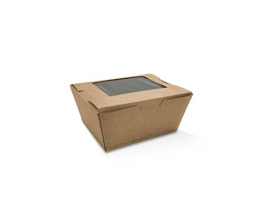 Small Brown Window Lunch Box 110x90x64mm | PDS Store