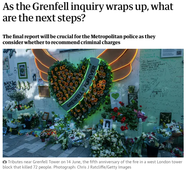 End of the Grenfell Inquiry