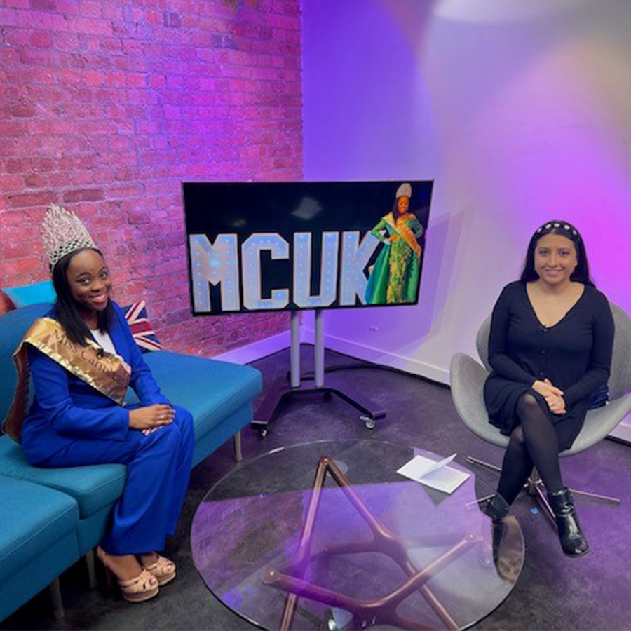 Samara Telesford is interviewed at London Live