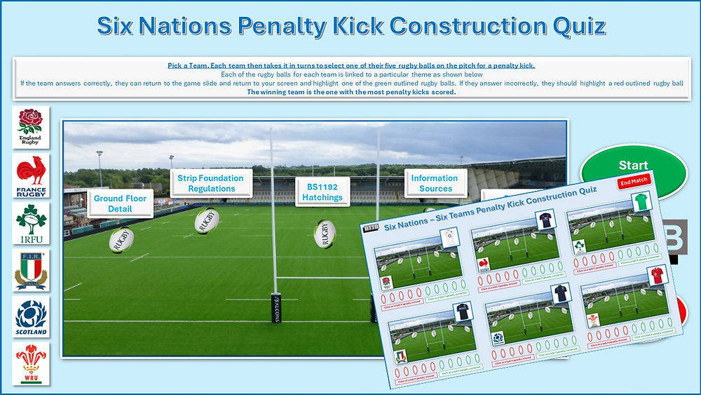 BTTB Six Nations Rugby Construction Quiz