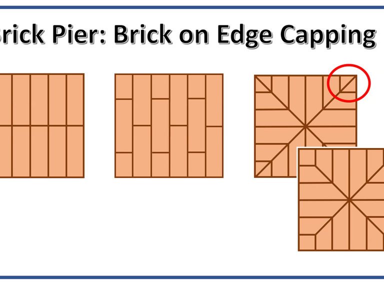 24. Recap Video: Brick on Edge Capping to Pier