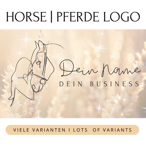 Elegantes One-Line Pferde-Logo Design | startuptogo