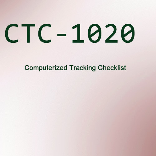 Customized Tracking Checklist – The CTC-1020 - New User | Brownback ...