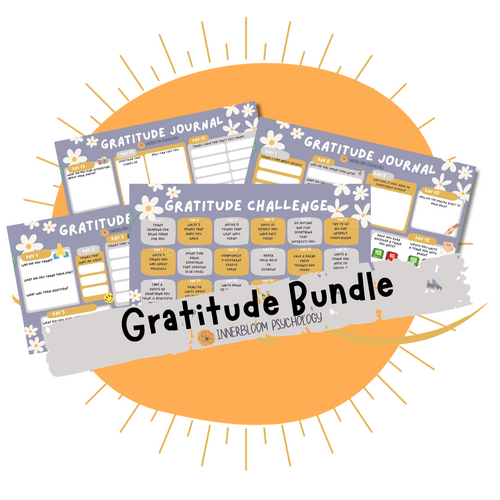 Gratitude Challenge Bundle | InnerbloomPsychology