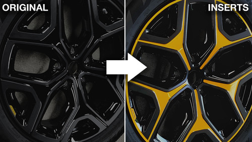 22" Wheel Accent Vinyl Decals for Rivian R1T/R1S | brainexplodermerch