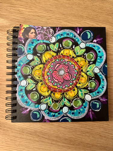 Mandala journal Square spiral bound 20cm x20cm | Art Journal Love