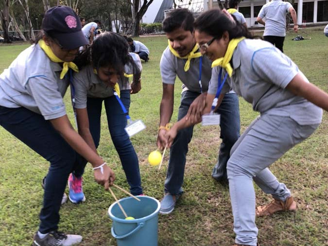 Chopsticks relay team building Bangkok | team activities BKK | Beunite