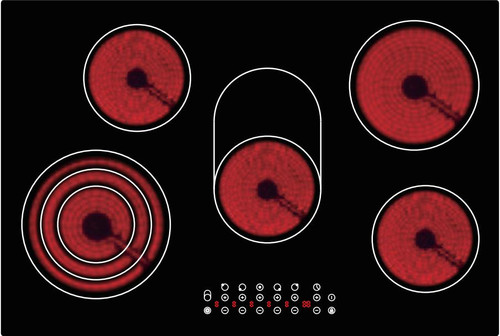 5 zone hilight ceramic hob | Kitchenstar hobs