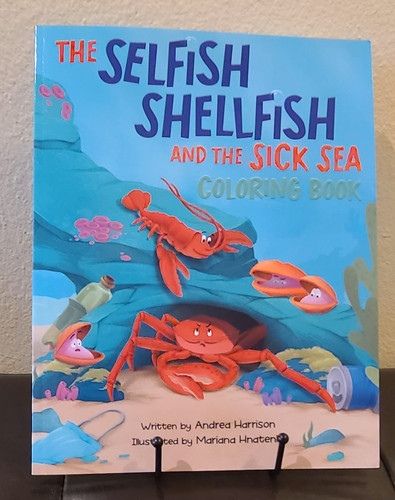 The Selfish Shellfish and the Sick Sea Coloring Book | The Prolific Word