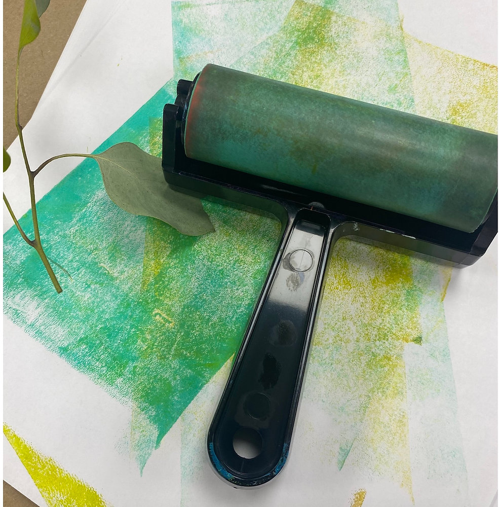Step-by-Step Guide to Monoprinting with a Gel Plate and Brayer