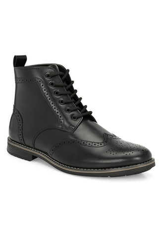 HEIGHTX Height Increasing Classic LaceUp Brogue Boots with 3 Inch ...