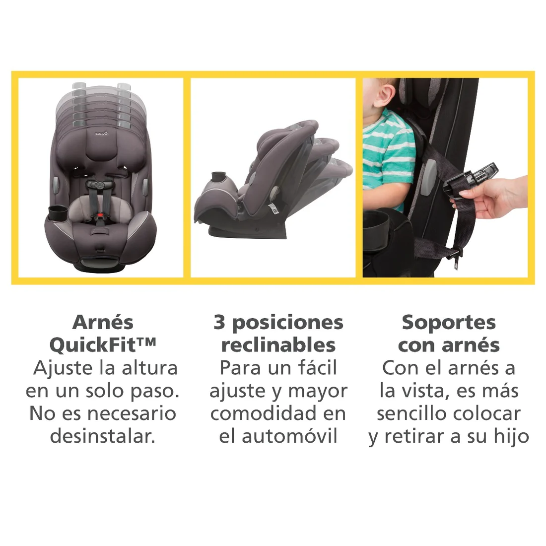 SAFETY 1ST AUTOASIENTO CONVERTIBLE 3 EN 1 CONTINUUM | LittleCotton
