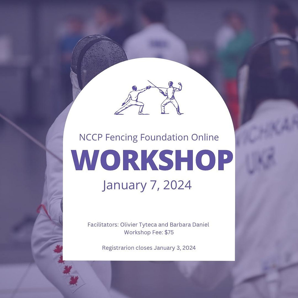 NCCP Fencing Foundations Online Coaching Workshop