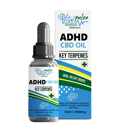 VitalPulse | ADHD | CBD Oil | Oral Relief Drops | The Kushader Co.