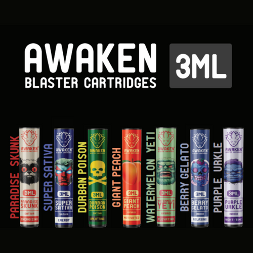 Awaken® | Blaster | Vape | Cartridge | 3ml | The Kushader Co.