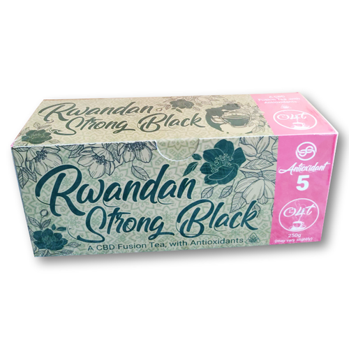 Time 4 Tea | Rwandan Strong Black | CBD Tea | 200mg | The Kushader Co.