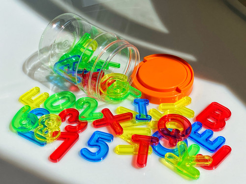 Translucent Numbers and Letters | Joynplay