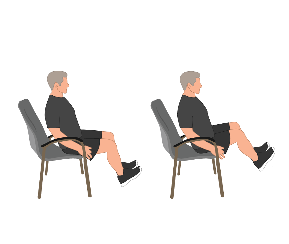Seated Knee Lifts