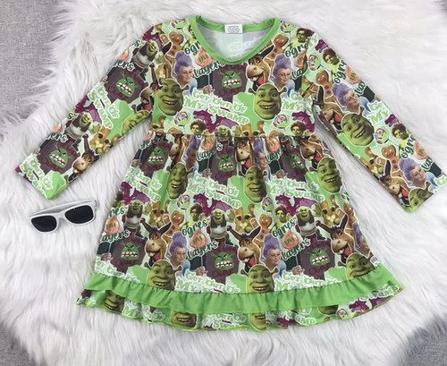 Shrek Autumn Dress | Tilly S Boutique