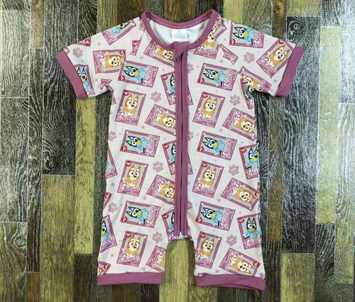 Bluey Print Bamboo Romper | Tilly S Boutique