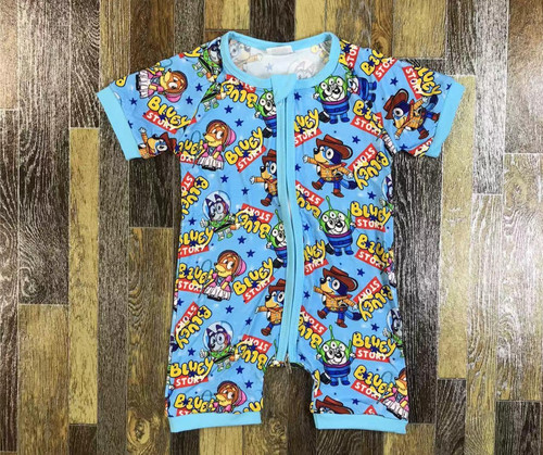 Bluey Story Bamboo Romper | Tilly S Boutique