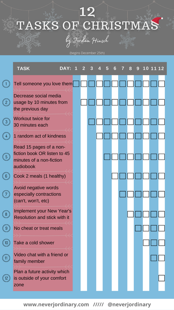 The 12 Tasks of Christmas