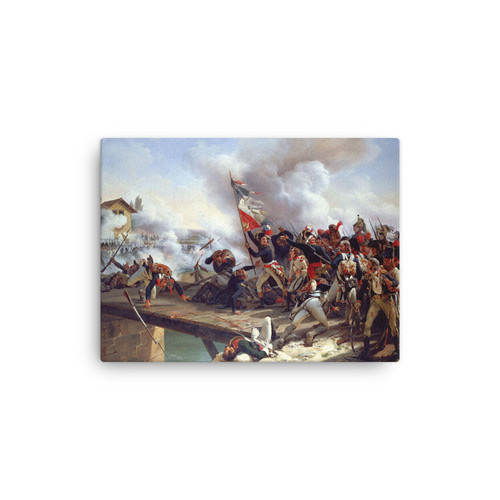 Canvas - Battle of Arcole by Horace Vernet | Napoleon Store