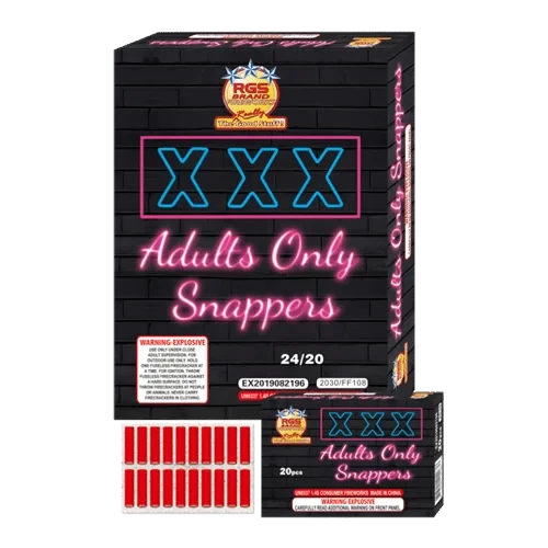 XXX Adults Only Snappers (Premium Fuseless Firecrackers) | My Site
