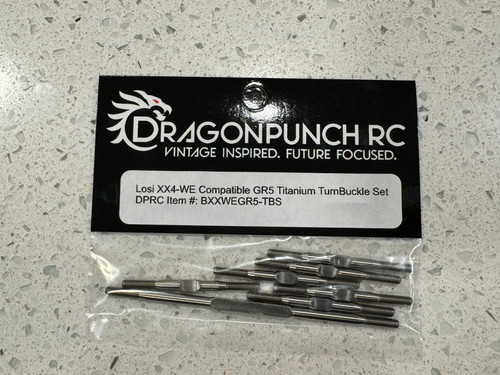 DPRC Losi XX4WE Titanium Turnbuckle Set 7pk | DragonPunch RC