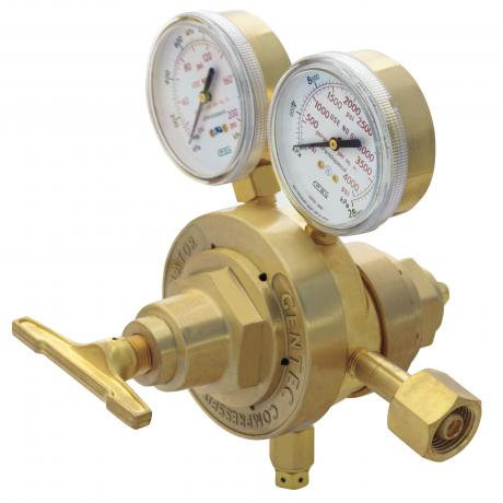 Gentec Heavy Duty 2 Stage Hydrogen Regulator | WKS Welding Products
