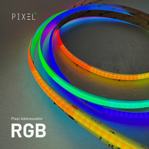 Pixel LED (RGB Colour) Strip Digital Addressable, 720LEDs/m, 24v, 21W ...