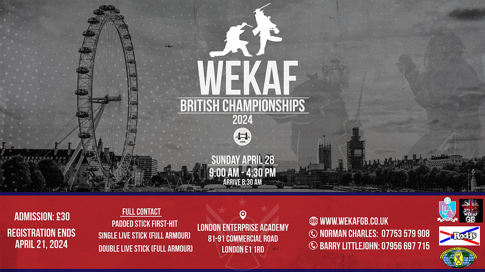 WEKAF GB 2024 Championships - April 28th