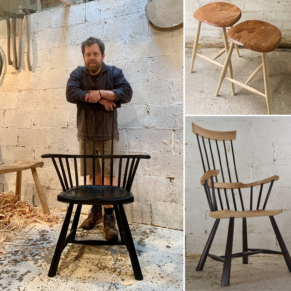 Meet our greenwood chair, bench & stool making tutor, Ben Willis