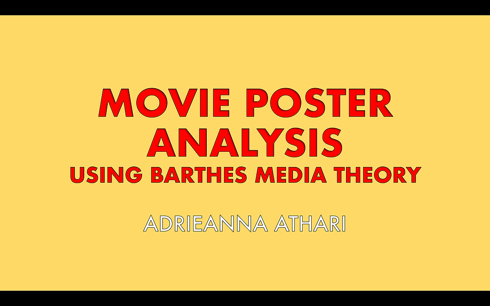 PRESENTATION #1 KISS OF VAMPIRE POSTER ANALYSIS USING BARTHES MEDIA THEORY