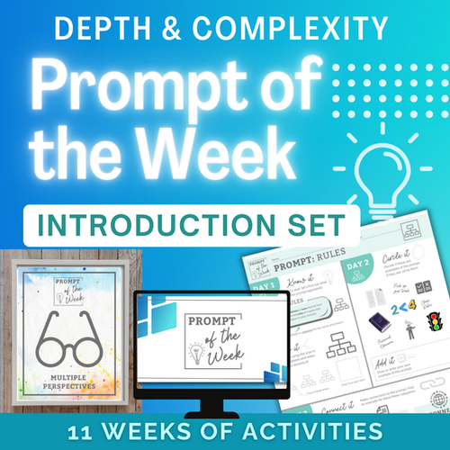 Depth & Complexity Prompt of theWeek (Intro Set) | Lodge