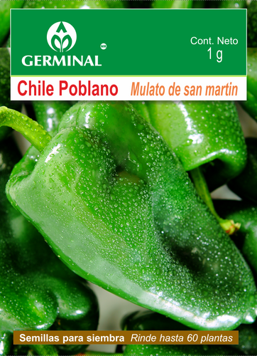Sobre con semilla de Chile Poblano | germinal