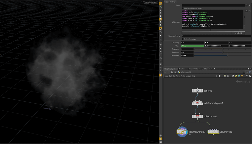 Houdini Volume Displacement (Vex)