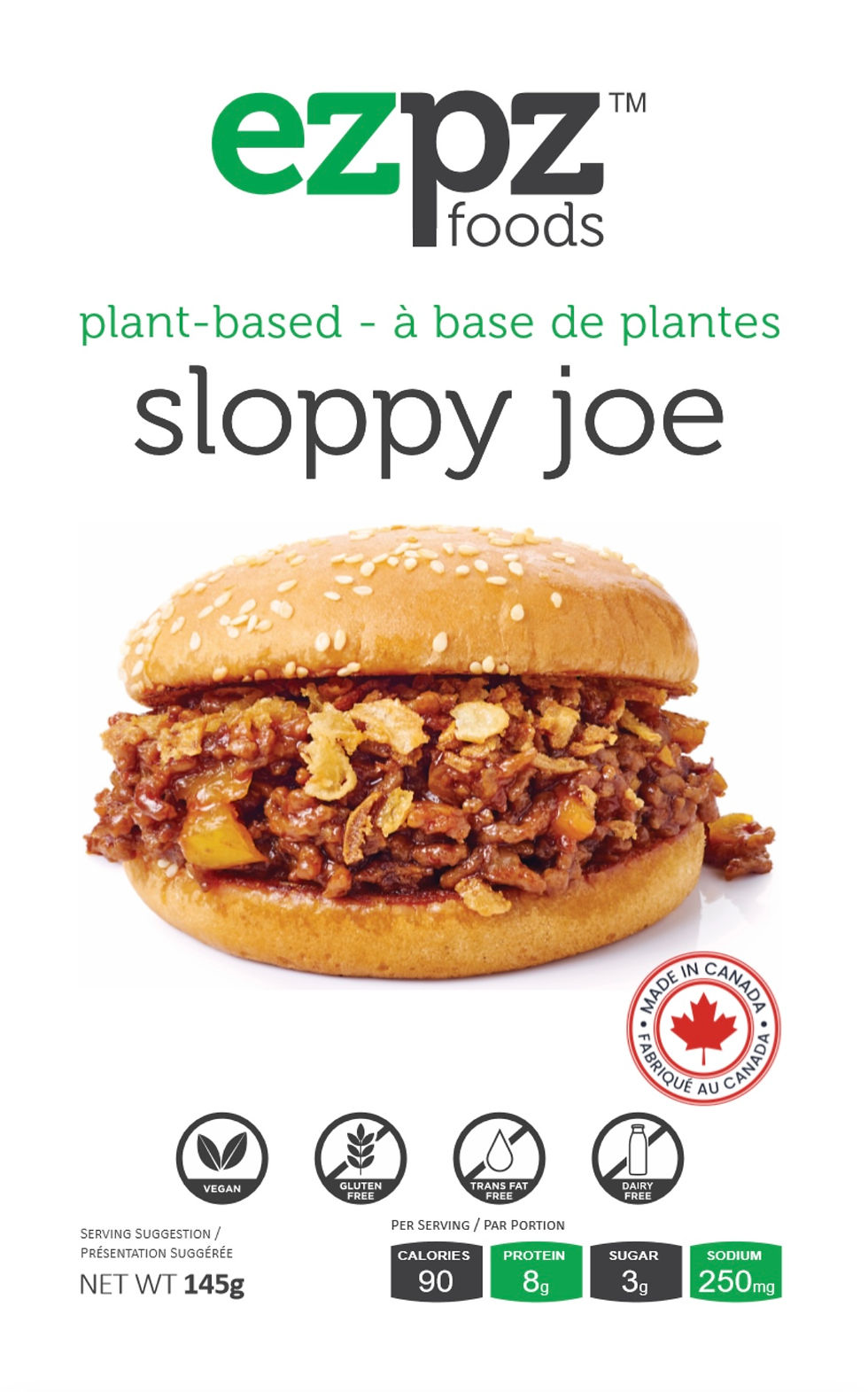 Plant-Based Sloppy Joe Mix | ezpz foods