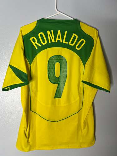 Brazil 2004 home player issue limited edition (L) | Galactic Soccer Kits