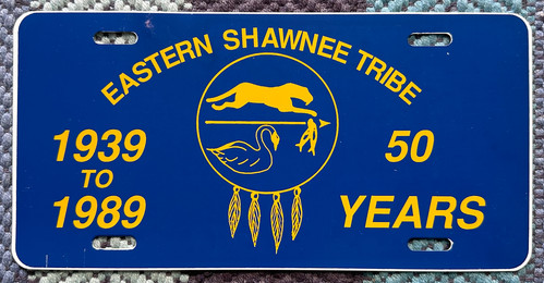 Eastern Shawnee Tribe Oklahoma Booster | Plate Barn