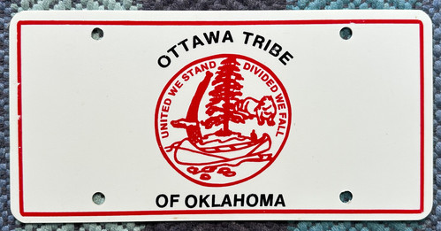 Ottawa Tribe Oklahoma Booster | Plate Barn