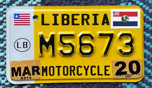 Liberia Commercial Motorcycle 2020 | Plate Barn