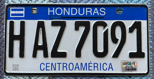 Honduras - Centroamérica - 2018 | Plate Barn