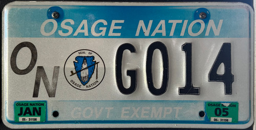 Osage Nation - Government Exempt | Plate Barn