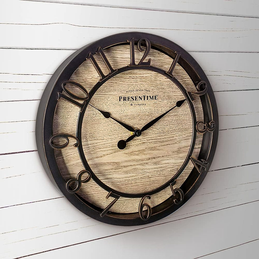 20+ Rustic Farmhouse Wall Clocks to Accentuate Your Home Decor