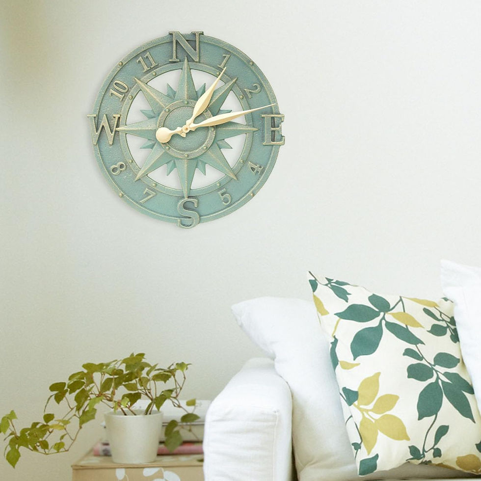 10 Coastal Wall Clocks for Nautical and Beach-Themed Home Decor