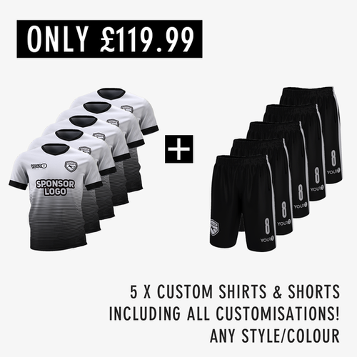 FIVES MEGA BUNDLE (5 SHIRTS & SHORTS) | Your-T