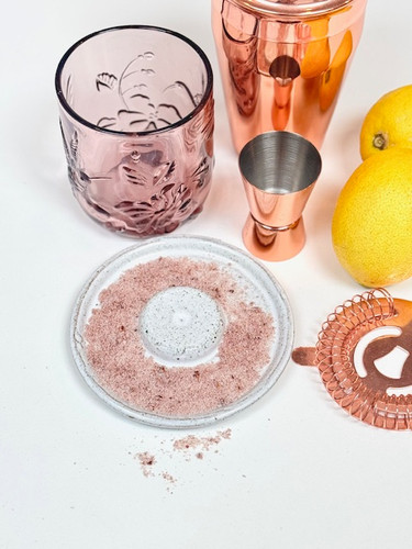 White Speckle Cocktail Rim Dish | Muddi Mum