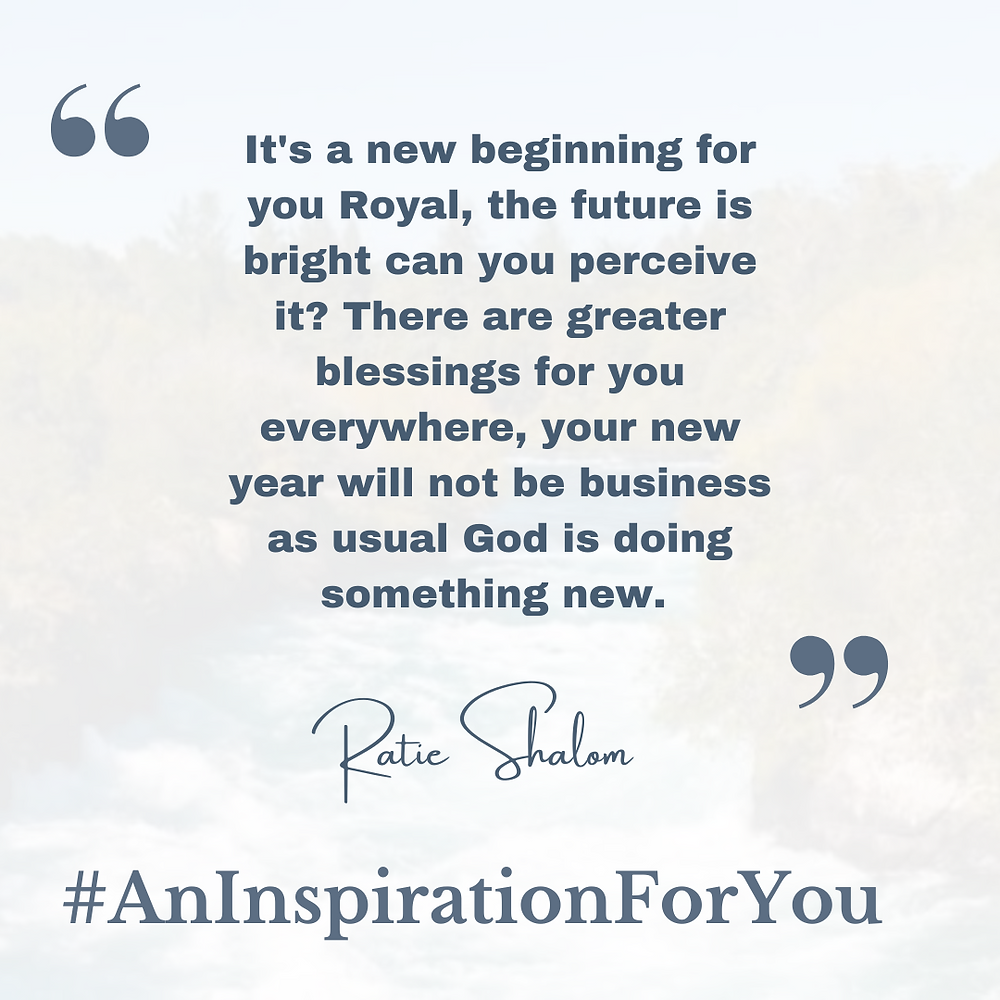 An Inspiration For You - Wednesday 1 January 2025