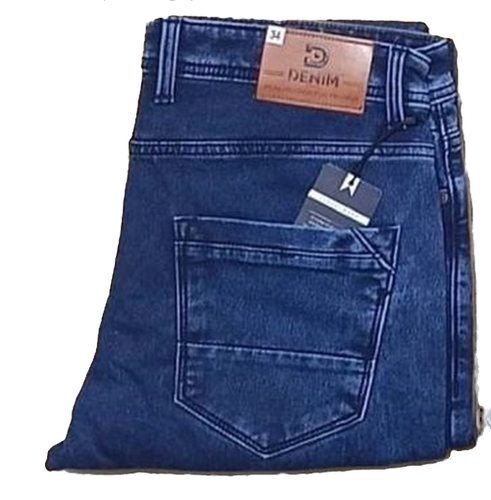Regular Blue Denim Jeans for Men | The World Of Jeans